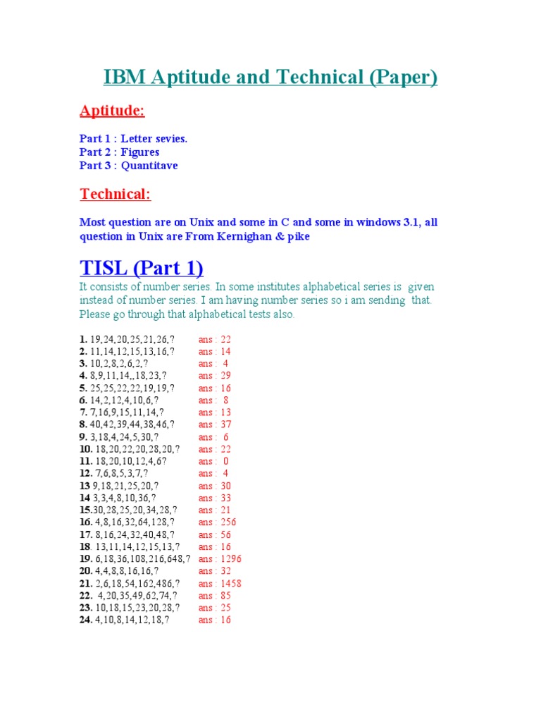 IBM Aptitude and Technical | PDF | Automated Teller Machine | Cheque
