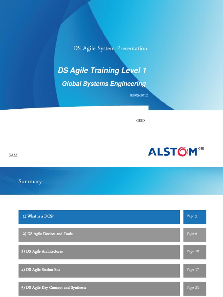 01-DS AGILE Presentation - Rev G | PDF | Scada | Server (Computing)