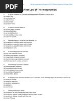 300+ TOP THERMODYNAMICS Multiple Choice Questions and Answers | PDF ...