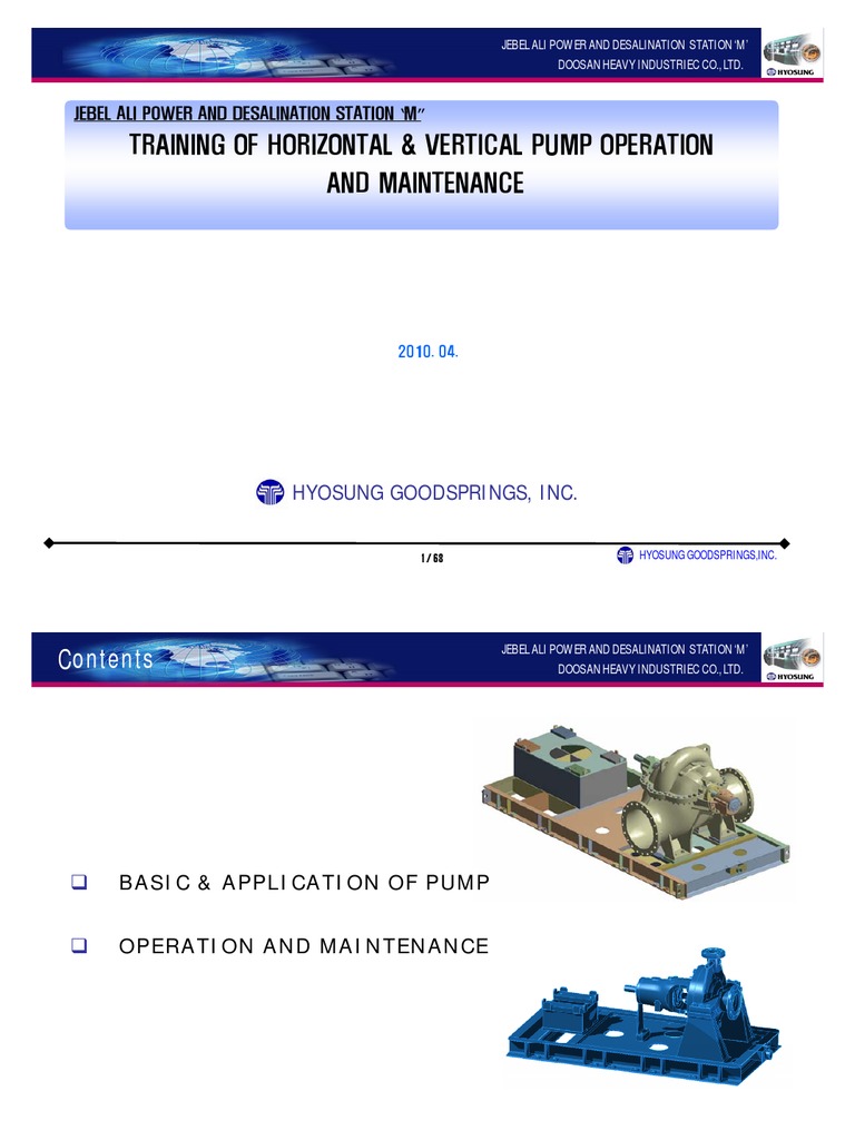 01 - Trainning Material - Basic Pump Theory PDF | PDF | Pump | Hydraulics