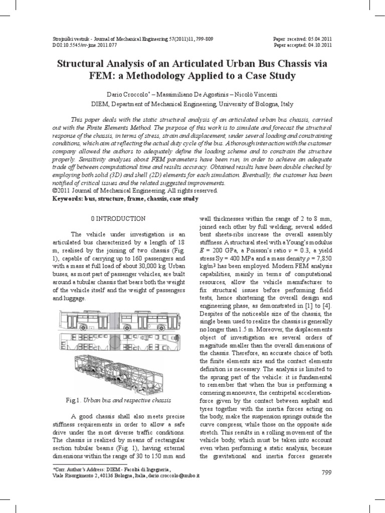 Chassis Analysis | PDF | Structural Analysis | Stress (Mechanics)