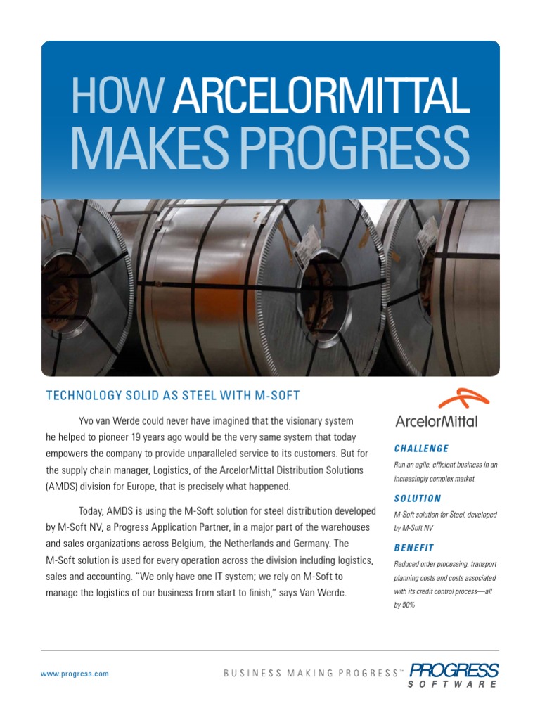 ArcelorMittal 090817 | PDF | Enterprise Resource Planning | Logistics