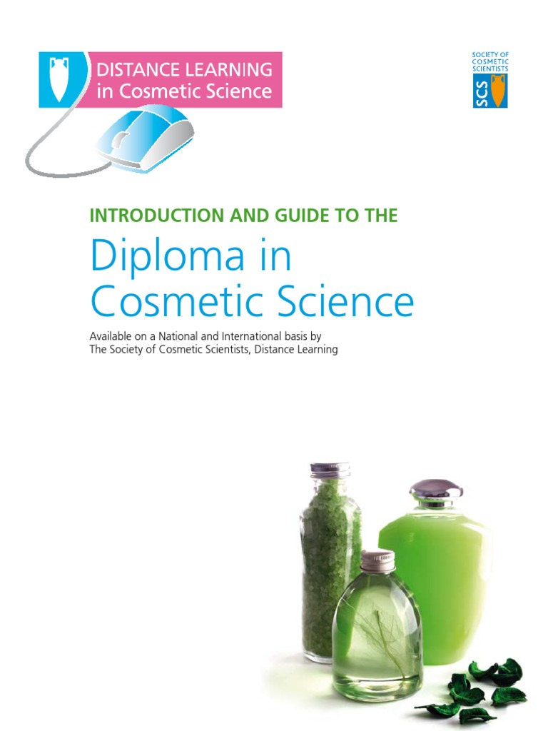 Diploma in Cosmetic Science: Introduction and Guide To The | PDF ...