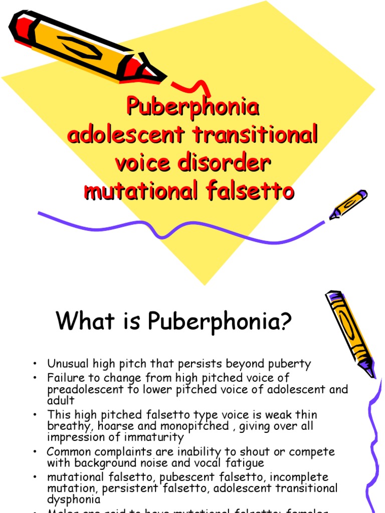 Puberphonia 11 | PDF | Larynx | Singing