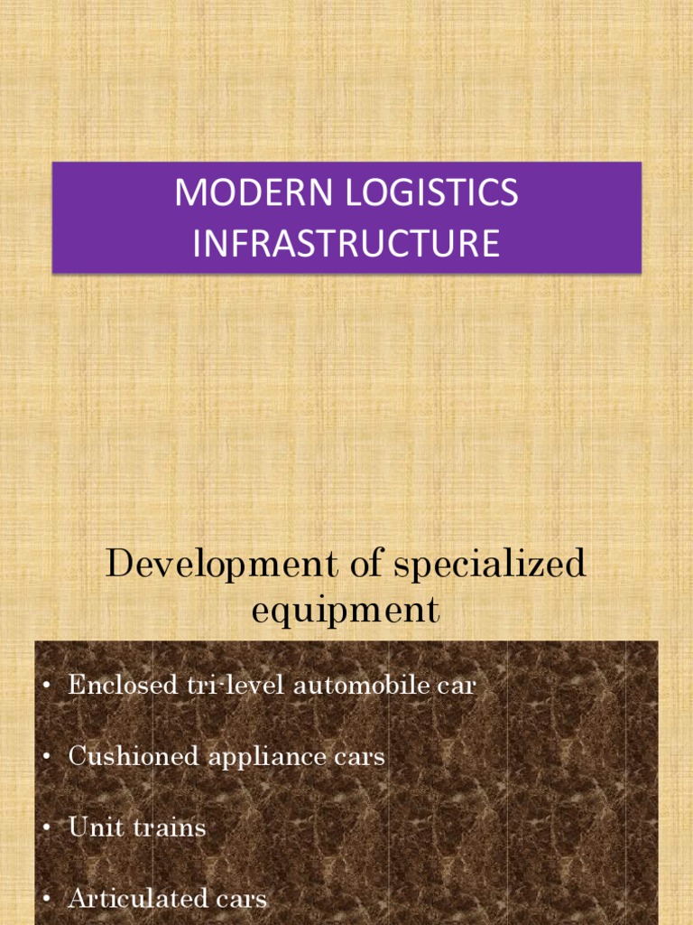 Logistics Infrastructure | PDF