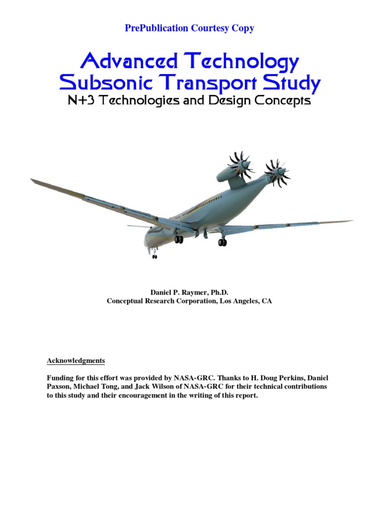 FutureAirlinerStudy Raymer PrepublicationCopy Rev9 2011 | PDF ...