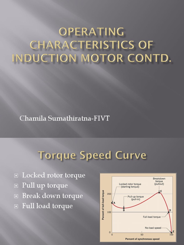 Understanding Motor Torque Characteristics | PDF | Electric Motor ...