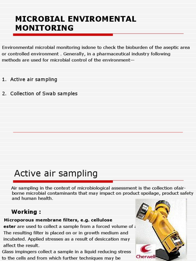 Microbial Environment Monitoring