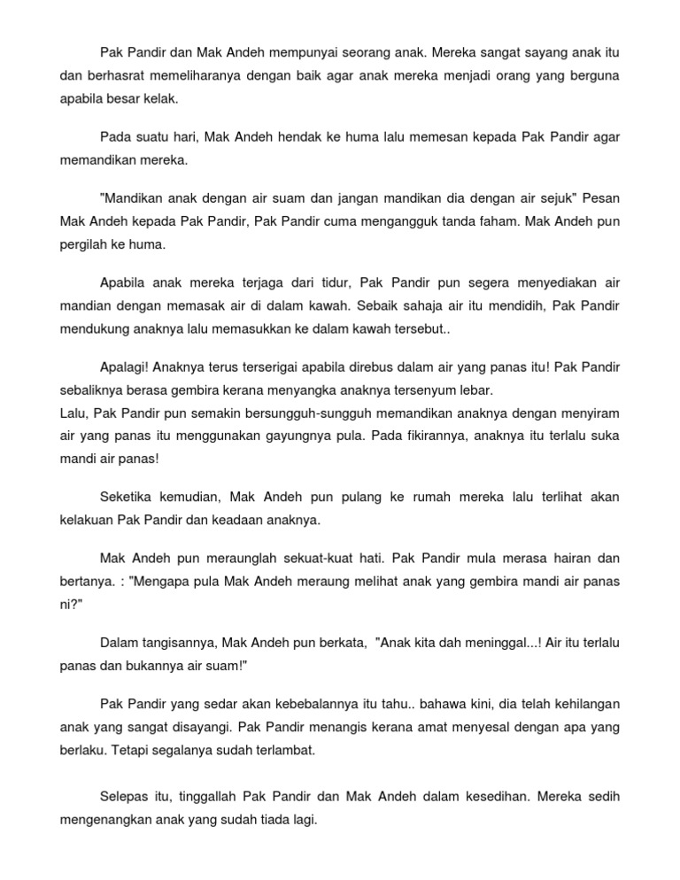 Cerita Pak Pandir | PDF