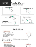 Route Surveying and Earthworks Handout | PDF | Angle | Tangent