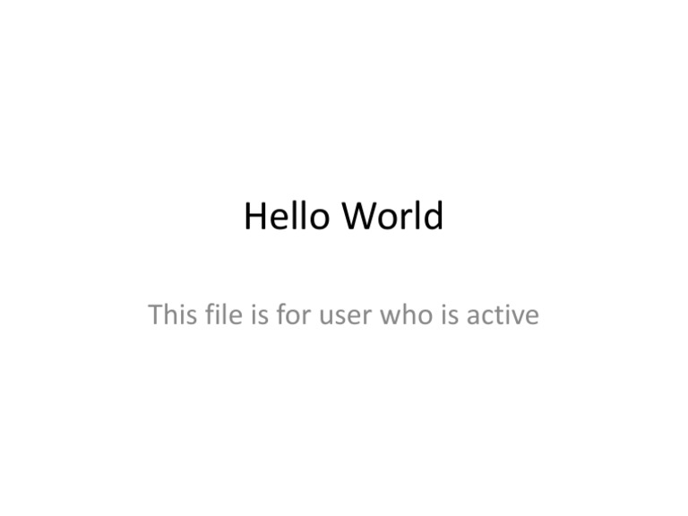 Hello | PDF