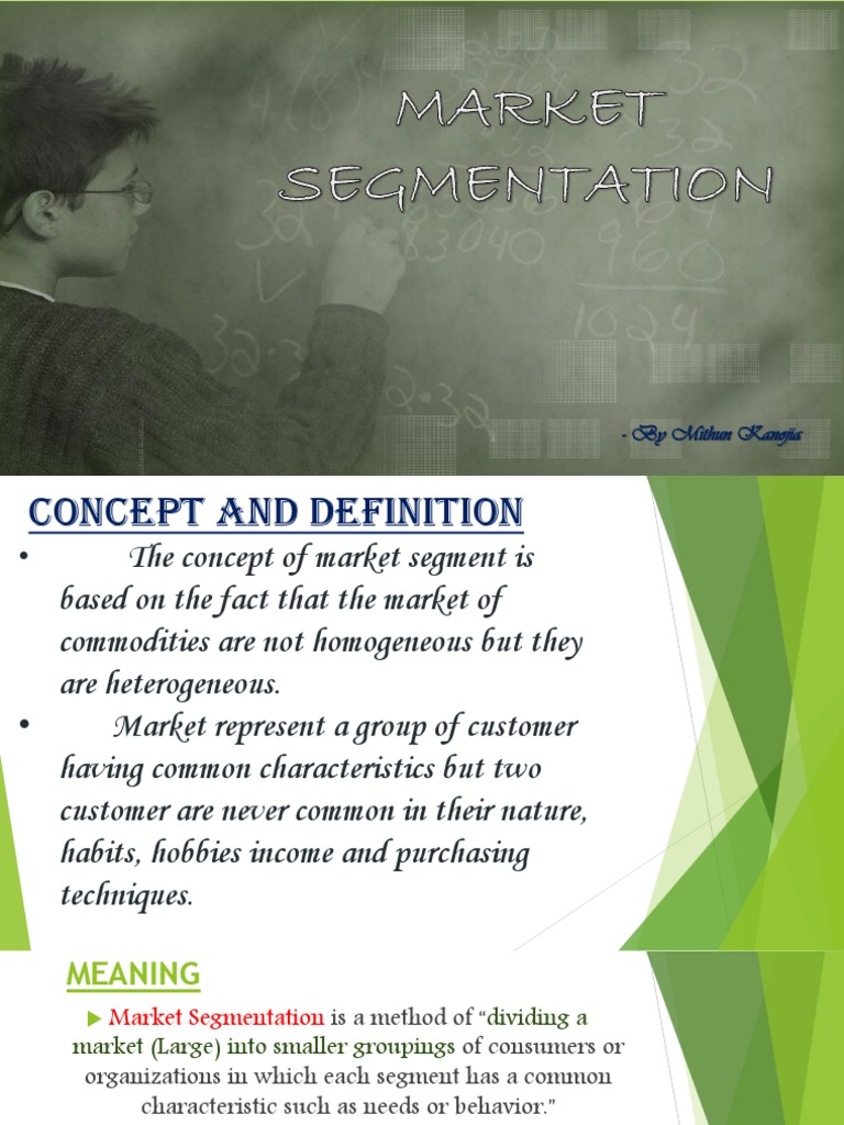 Market Segmentation | PDF | Social Science