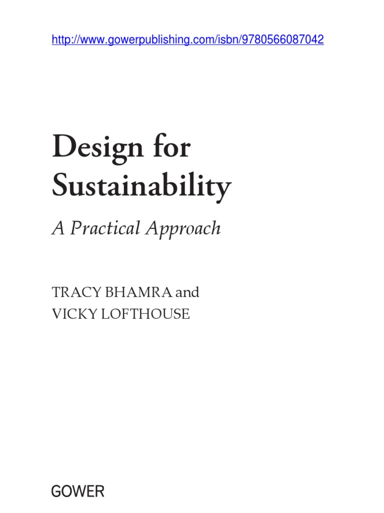 Design For Sustainability Intro | PDF | Sustainability | Design