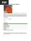 Medicine Chart for Chickens
