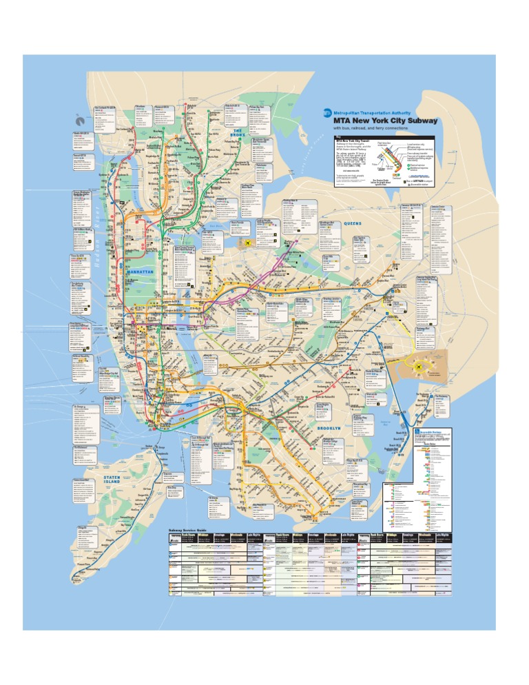 NYC Subway Map | PDF | Rapid Transit | New York City