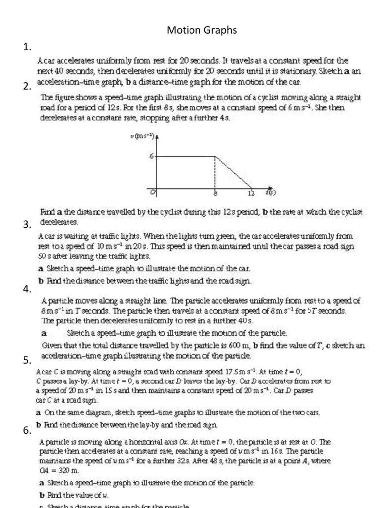 Motion Graphs | PDF