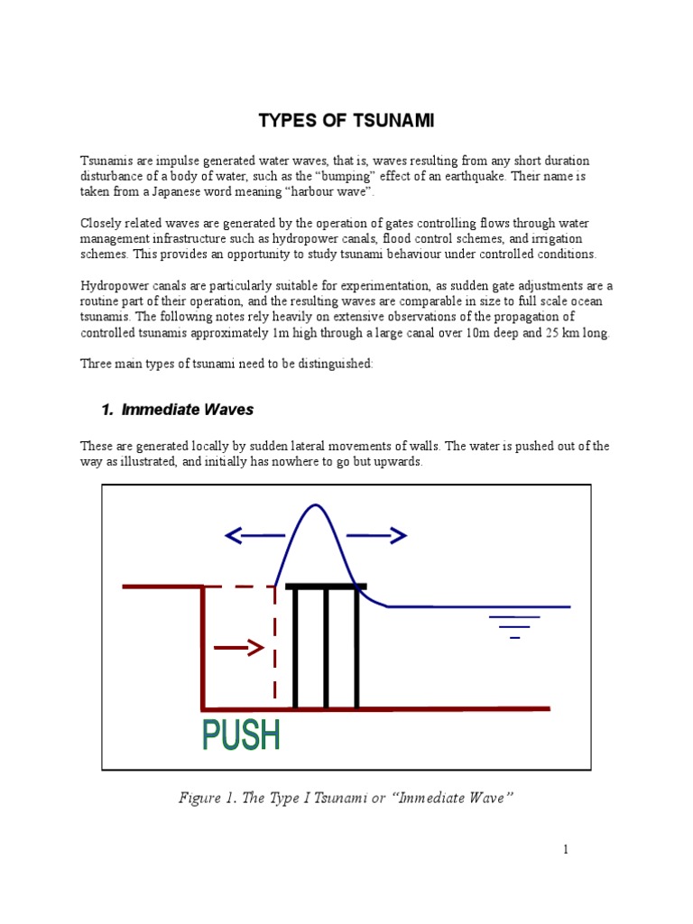 Types of Tsunami | Tsunami | Sea