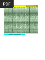 Krejcie and Morgan Table | PDF | Statistical Theory | Probability Theory
