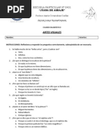 Exámenes de Arte para Secundaria y Primaria | PDF | Color | Composición ...