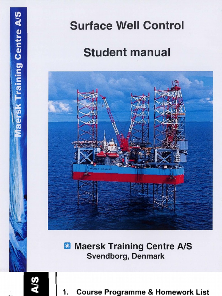 IWCF Surface BOP Well Control - Student Manual | PDF