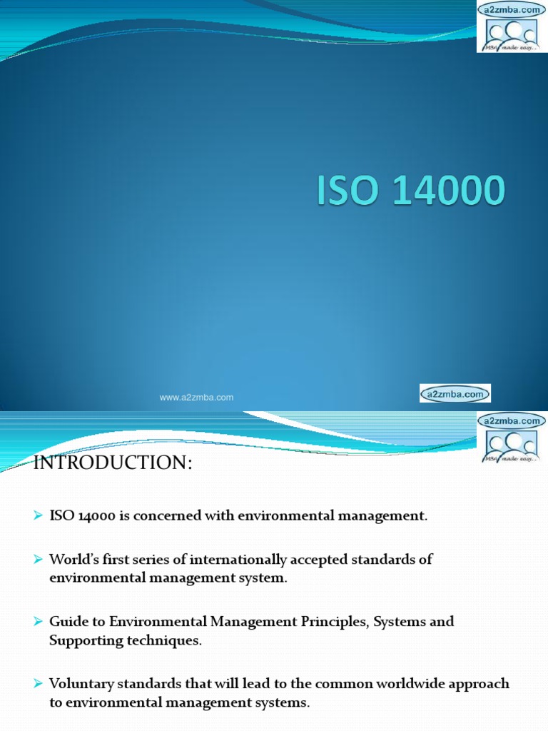 Iso 14000 | PDF | Environmental Resource Management | Environment