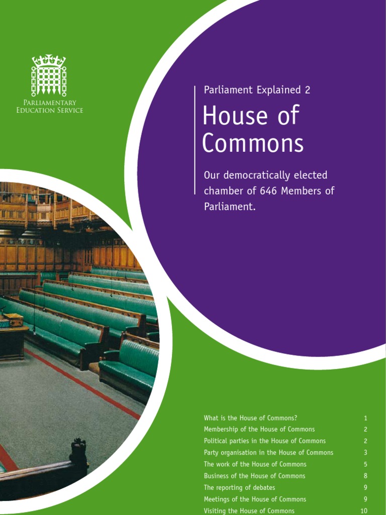 House of Commons | PDF | House Of Commons Of The United Kingdom ...
