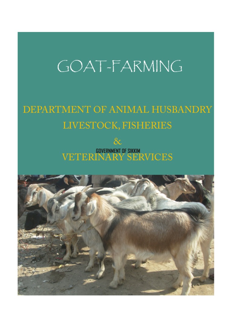 A Guide On Goat Farming in Sikkim | PDF | Goat | Livestock