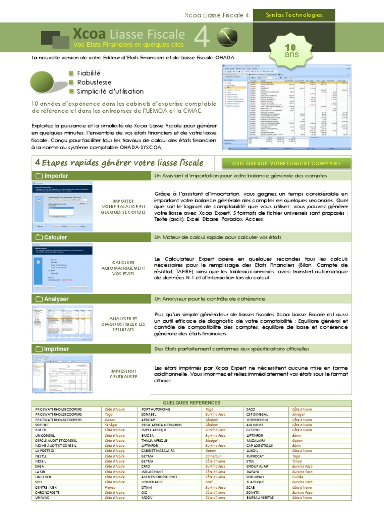 Plaquette Xcoa | PDF | Comptabilité | Informatique