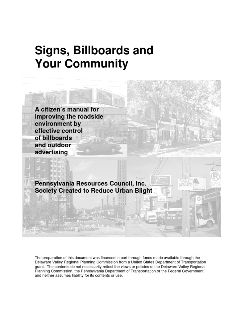 Signs, Billboards and Your Community | PDF | Billboard | Traffic Collision