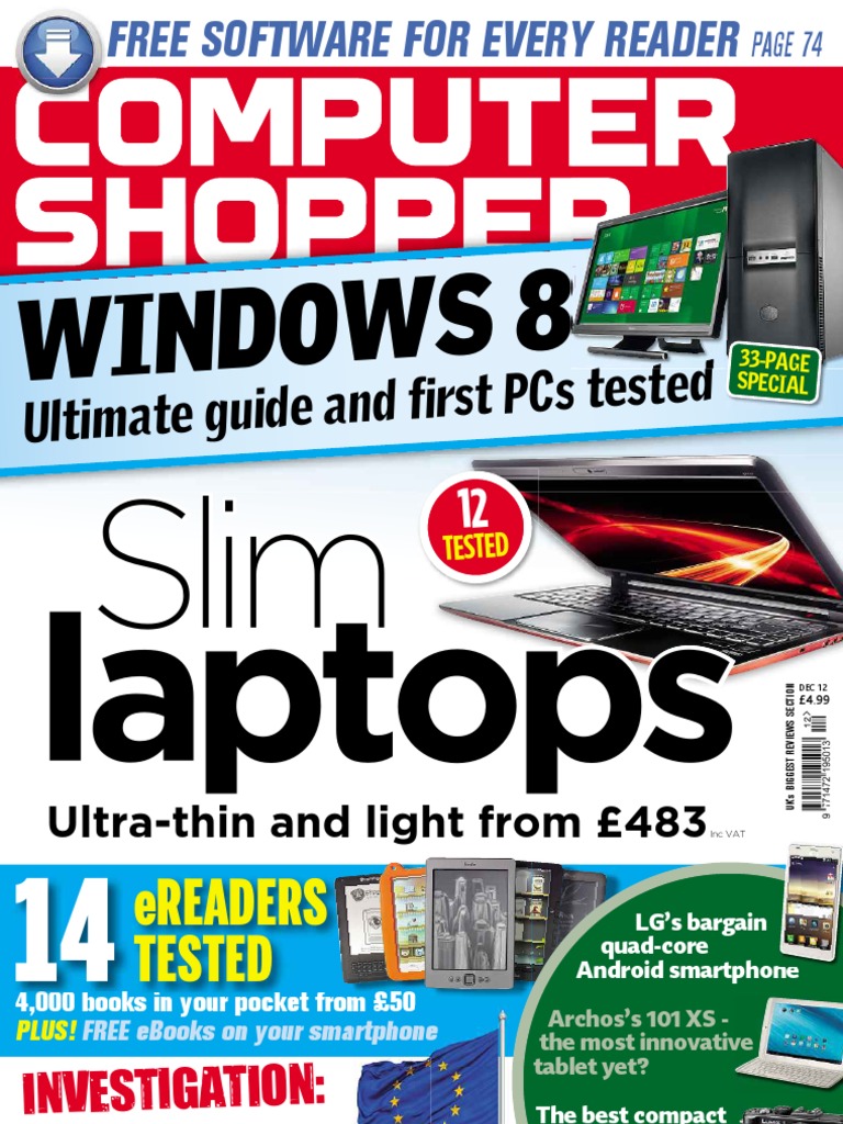 Computer Shopper 2013 | PDF | Windows 8 | Personal Computers