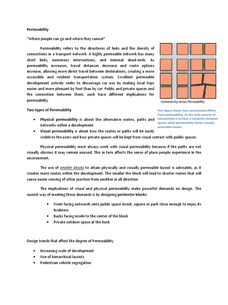 Achieving Permeability Through Design: The Importance of Physical and ...