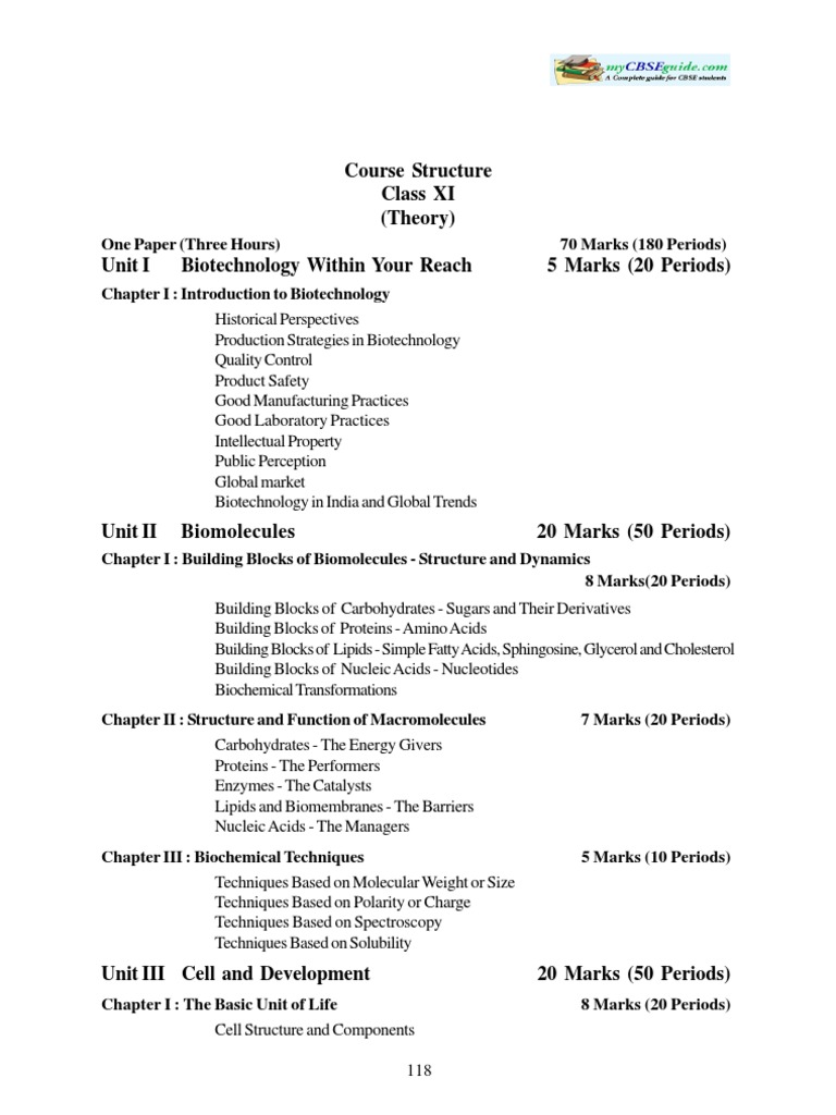 2012 Syllabus 11 Biotechnology | PDF | Genetics | Gene