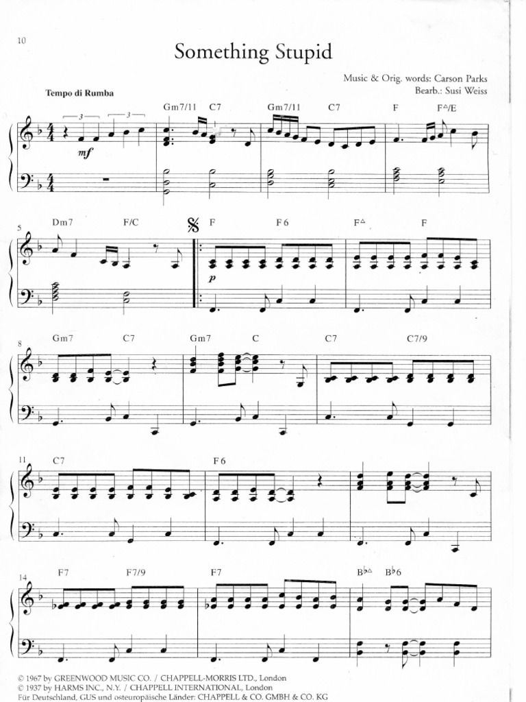 Something Stupid | PDF