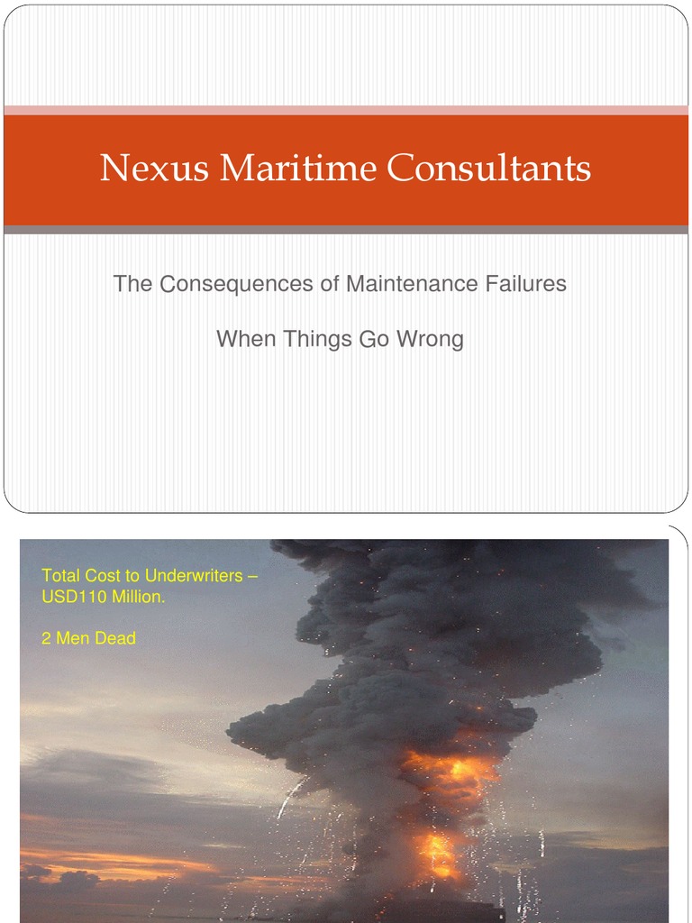 Impact of Maintenance Failures in Maritime | PDF