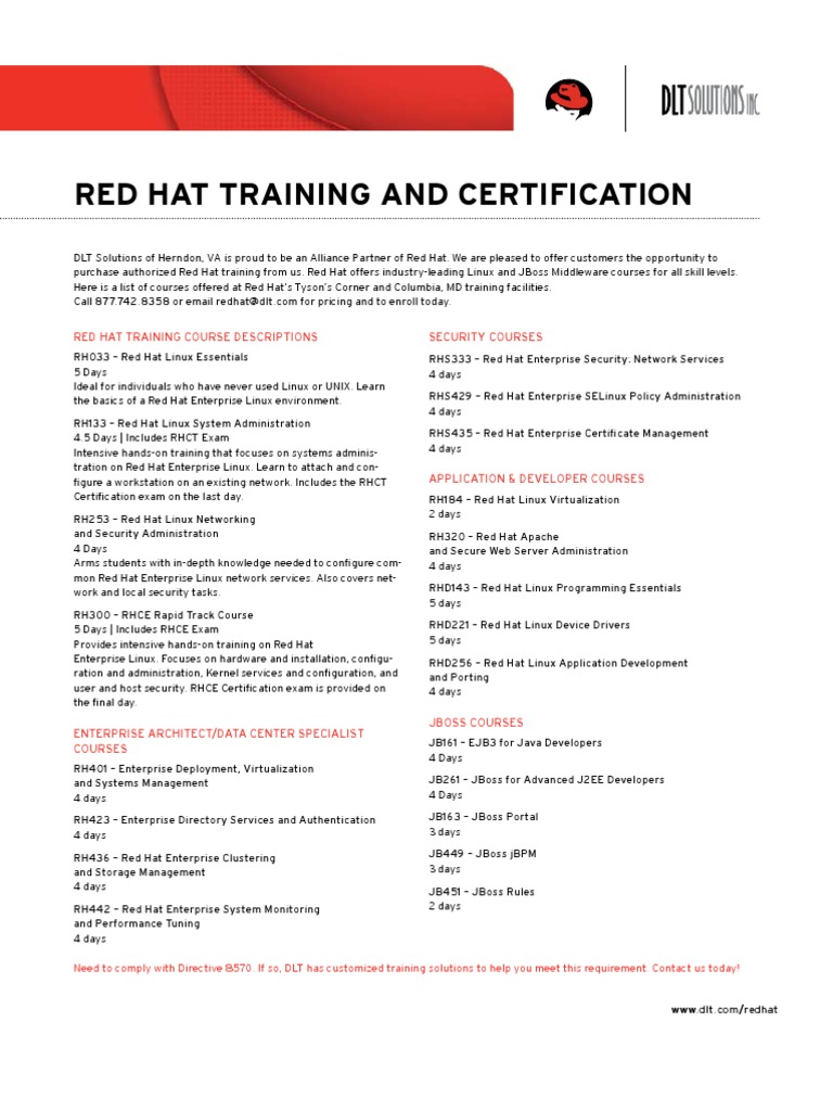 Redhat Mini Catalog | Download Free PDF | Red Hat | Linux