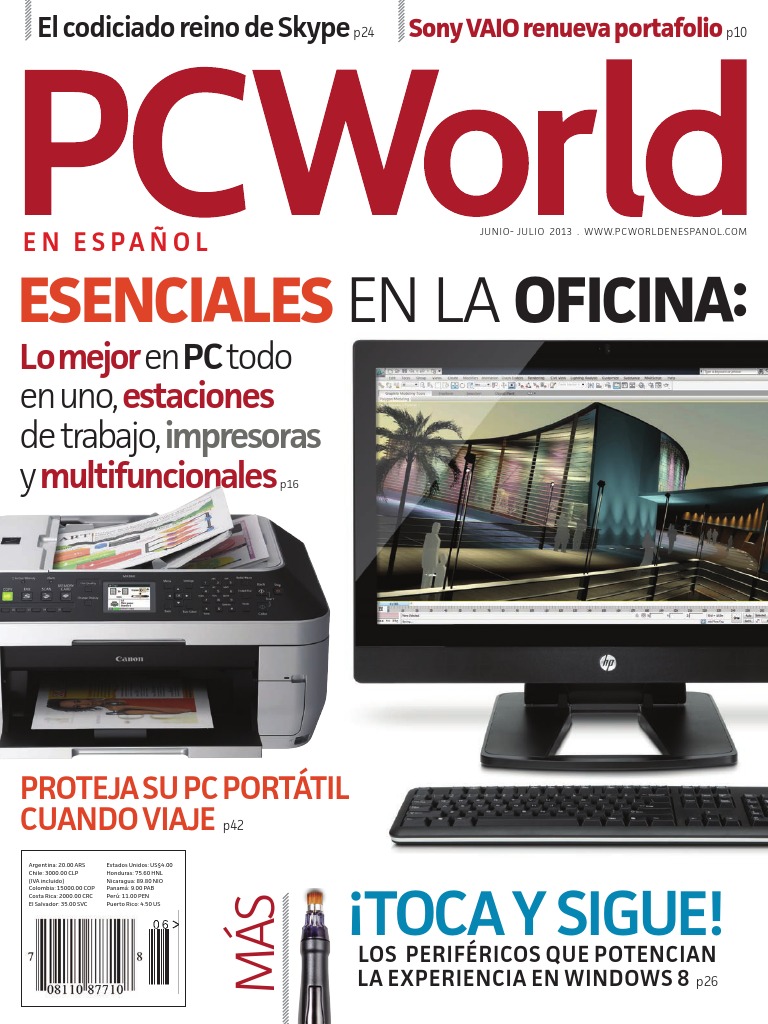Revista PC World Junio - Julio 2013 - Esenciales en La Oficina | PDF ...