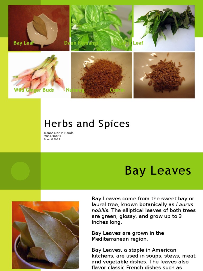 Herbs and Spices | PDF