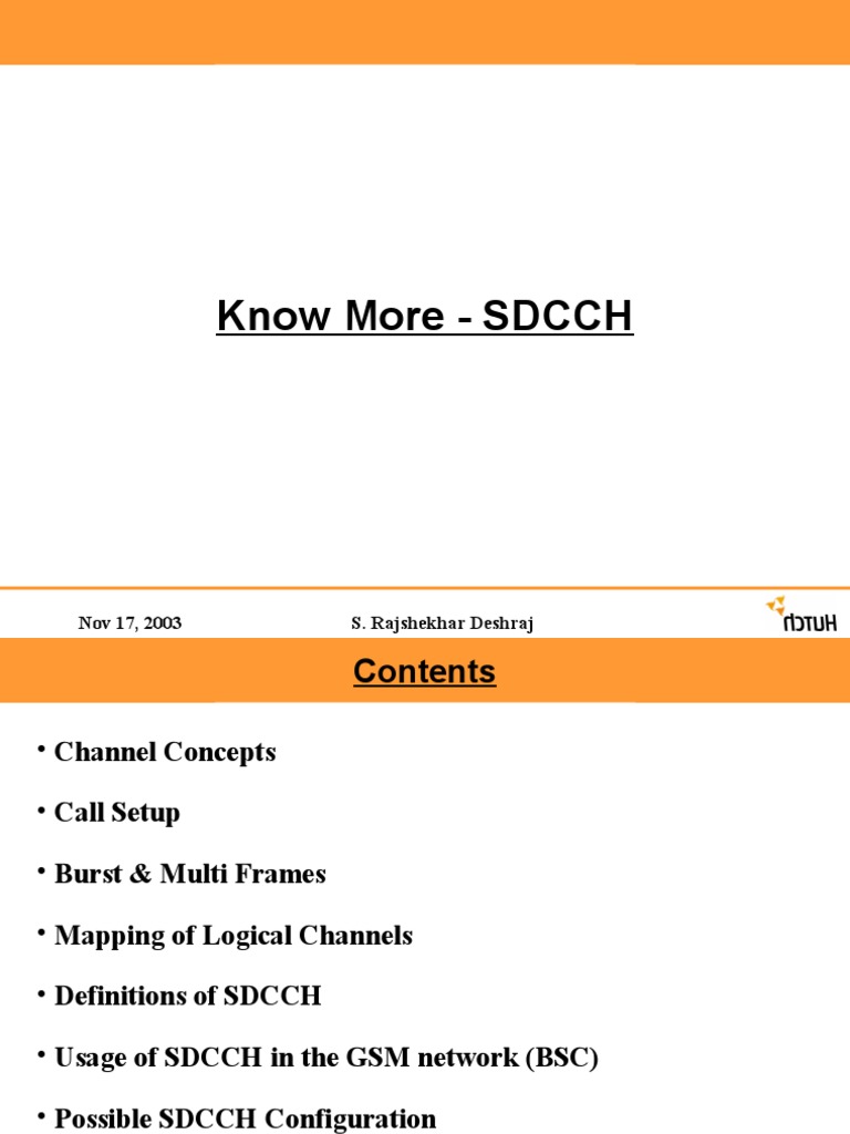 Sdcch Pdf Telecommunications Mobile Telecommunications