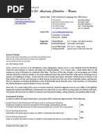 Honors American Lit Syllabus 2019-20 | PDF | Reading Comprehension ...