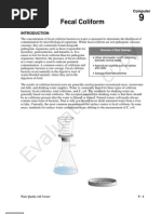Colilert-18 SOP 2016 | PDF | Escherichia Coli | Water