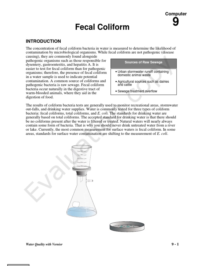 Fecal Coliform | PDF