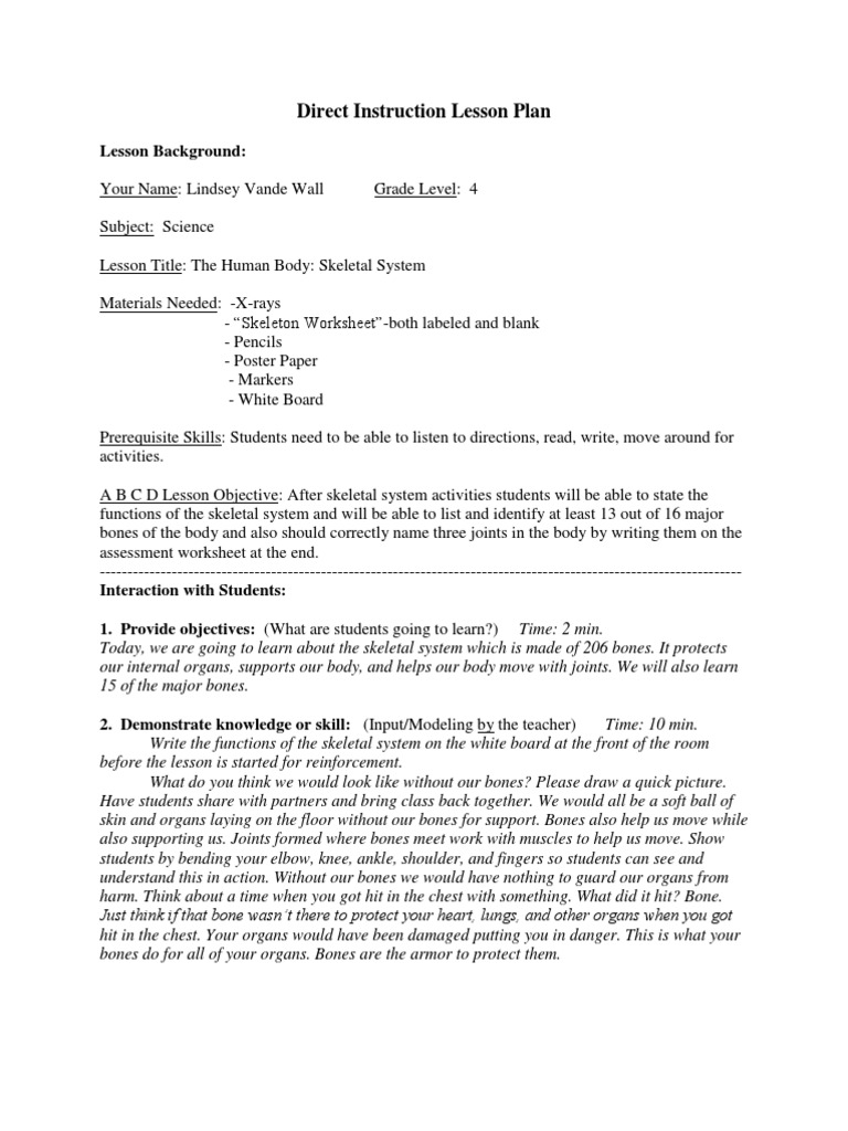 Unit Plan. Human Body. Revised | PDF | Breathing | Lung