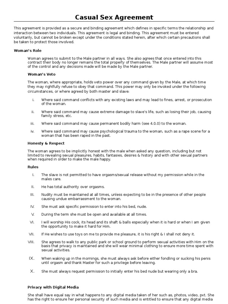 2328989 Casual Sex Agreement Sexual Intercourse Human Sexual Activity