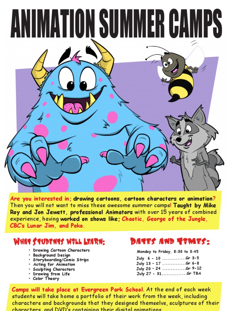 Animation Summer Camps for Kids | PDF
