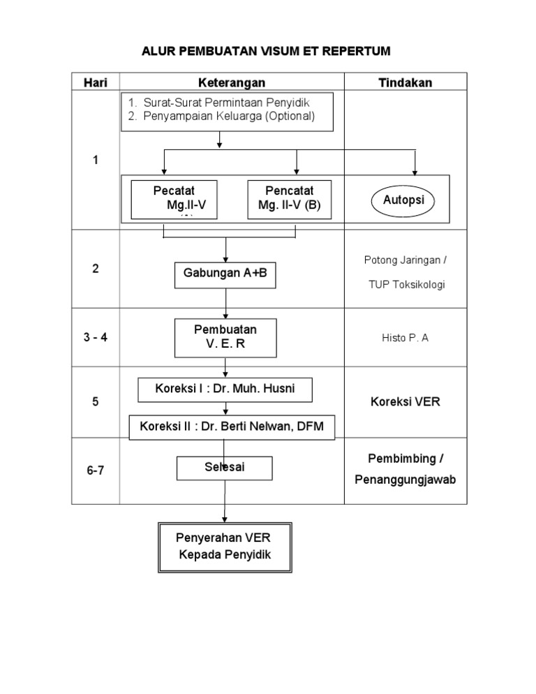 Proses Pembuatan Visum Et Repertum | PDF