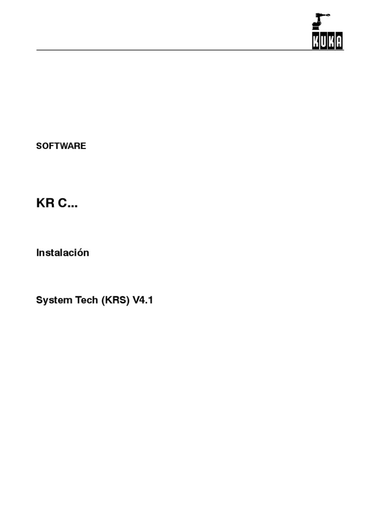 KRC 2 _ Instalación Software v 4.1 | PDF | Disco flexible | Ventana (informática)