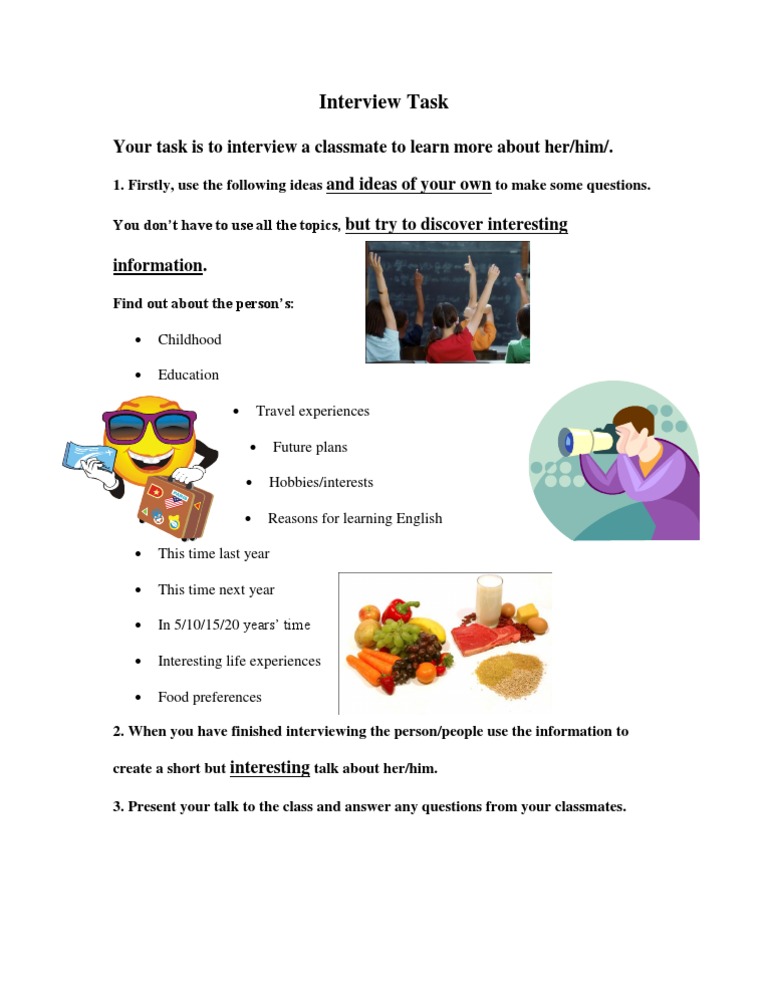 Classmate Interview Guide | PDF