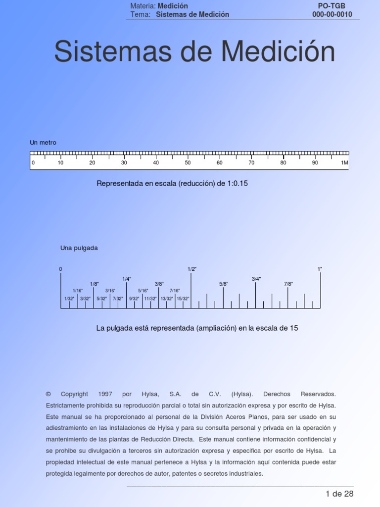 Sistemas de Medicion | PDF | Unidades de medida | Volumen