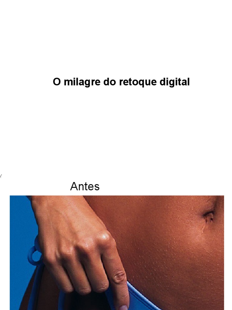 Milagre Do Retoque Digital | PDF