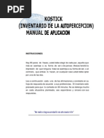 Kostick Hoja Respuestas Calificarejemplo | PDF | Aparición | Cognición